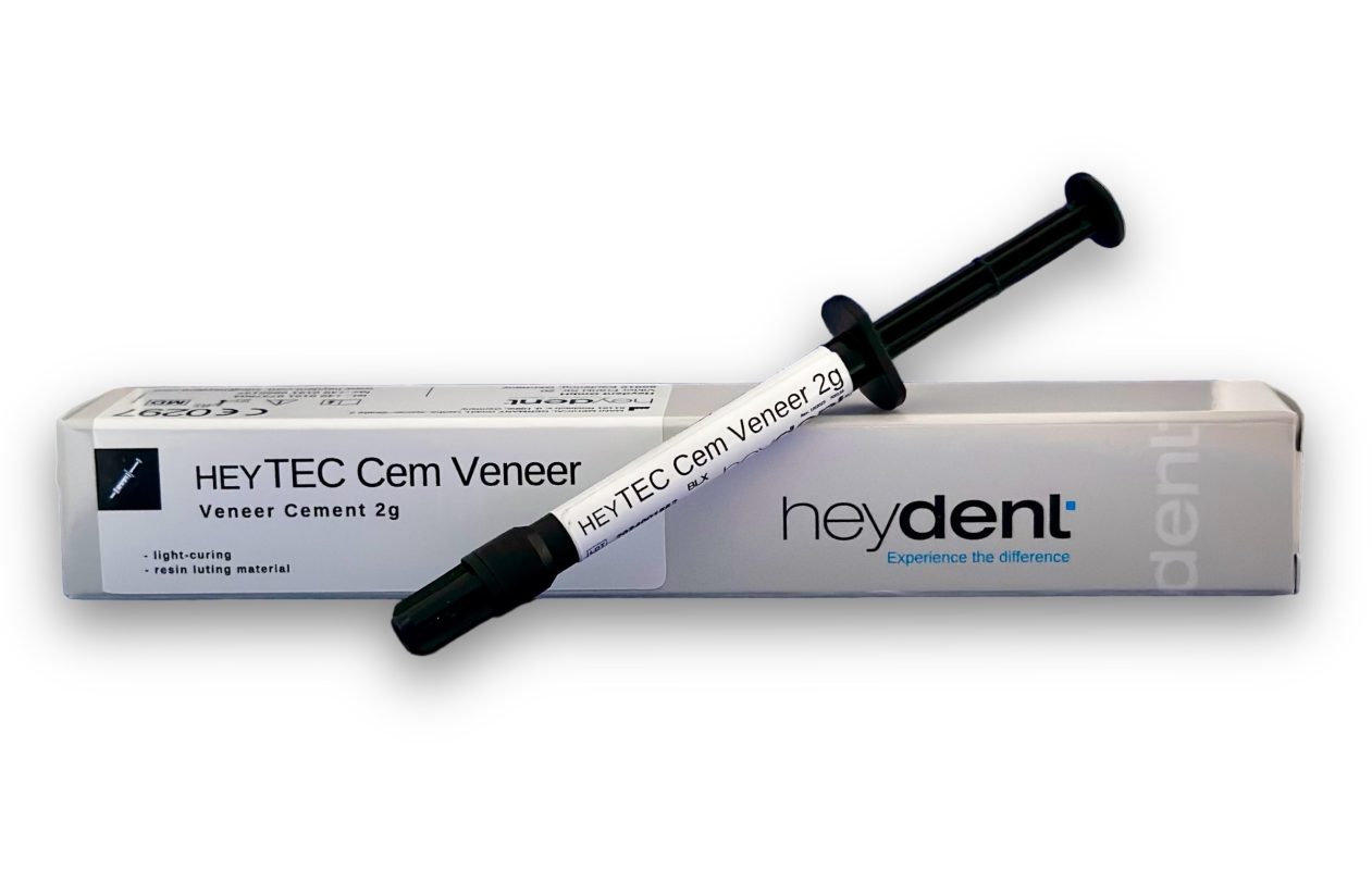 HeyTEC Cem Veneer (Light Cure Veneer Cement) 2G Syringe – Made in ...